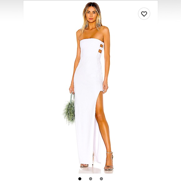 REVOLVE | Dresses | Nwt Revolve Flaunt Gown Nookie Xs White Wedding ...